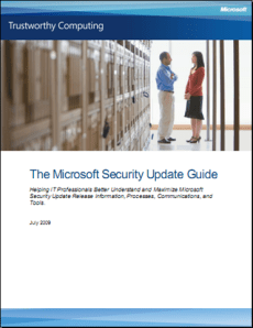 WHITEPAPER: Microsoft Security Update Guide, July 2009 | Kurt Shintaku ...