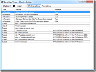 TOOL: IEZoneAnalyzer v3.5 with Zone Map Viewer | Kurt Shintaku's Blog