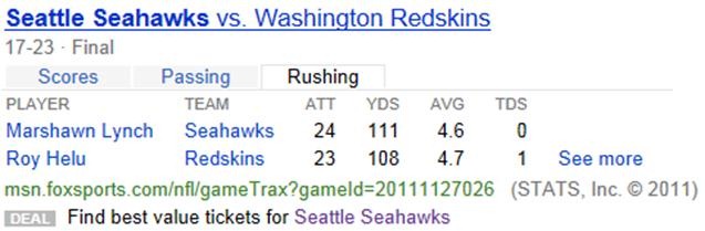 INFO: Bing “NFL Instant Answers” | Kurt Shintaku's Blog