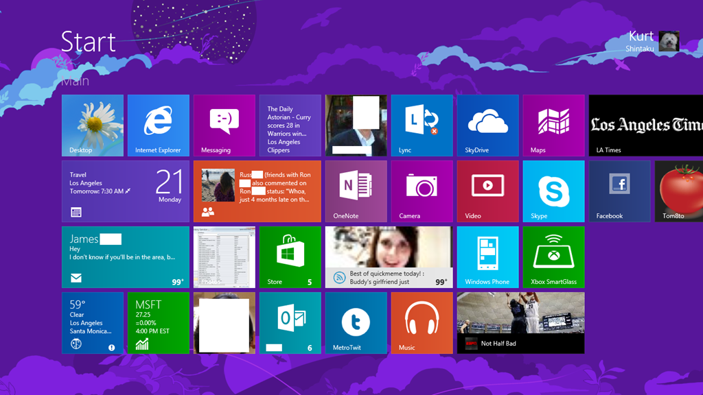 INFO: Adding a 4th row of tiles to the Start page of Surface for ...