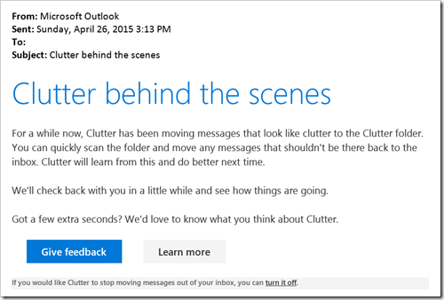 INFO: Change the branding of Office 365/Exchange Online “Clutter ...