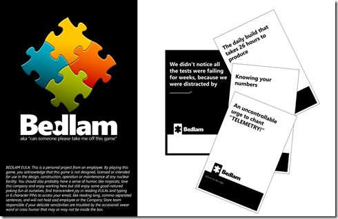 COMMENTARY: A word about “Bedlam”, the Microsoft employee card game ...