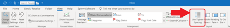 HOWTO: Enable “Tighter Spacing” in Outlook | Kurt Shintaku's Blog