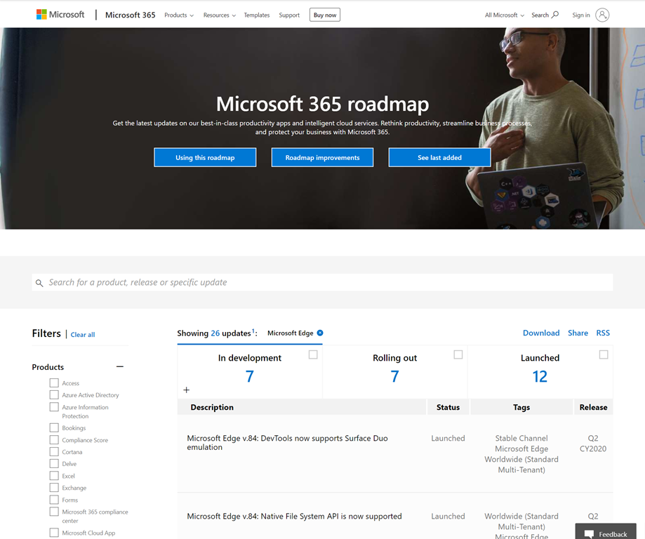 INFO: Microsoft Edge enterprise roadmap & release schedule | Kurt ...