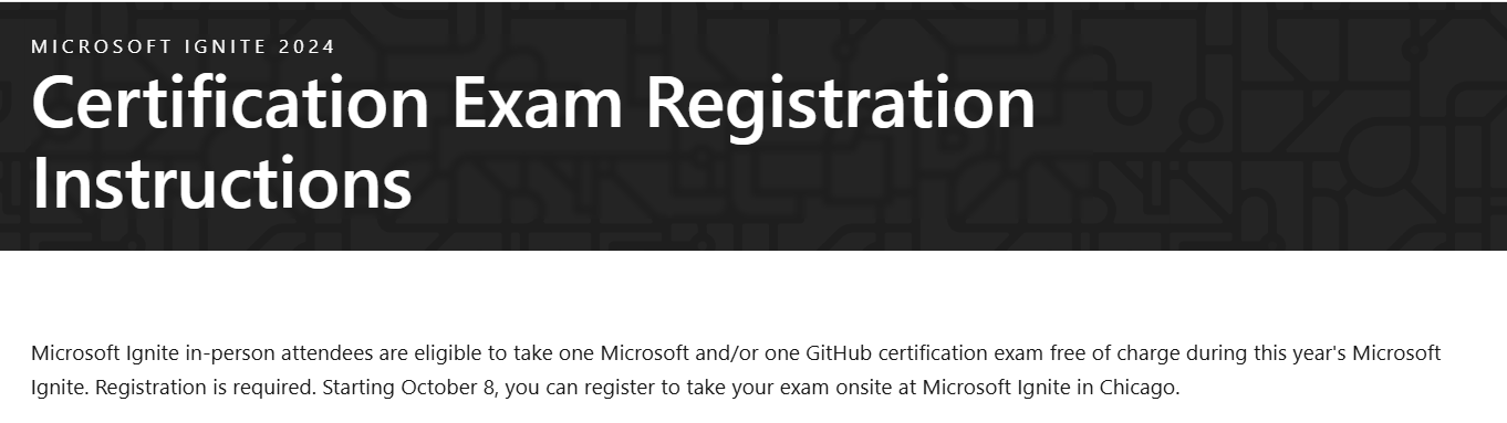 INFO: FREE Microsoft or GitHub Certification Exam for attendees during ...