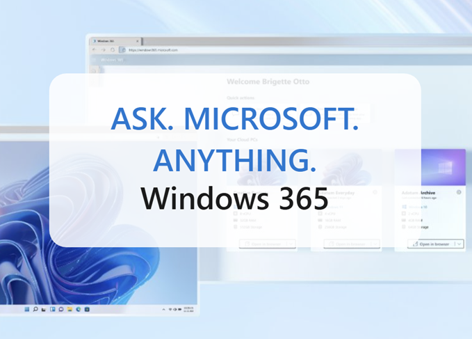 EVENT: “Ask Microsoft Anything: Windows 365” – Feb 26, 2025 | Kurt ...