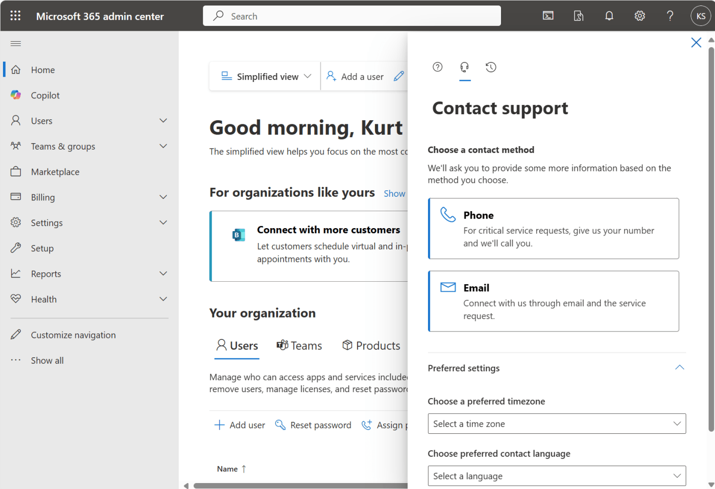 HOWTO: Get support for Volume Licensing from the Microsoft 365 Admin Portal | Kurt Shintaku's Blog