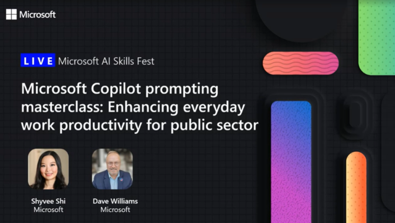 TRAINING: Microsoft Copilot Masterclass: Enhancing Productivity for Public Sector – On-demand ...