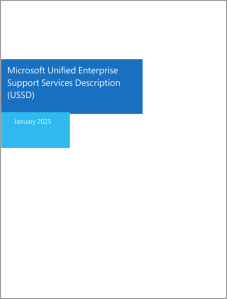 WHITEPAPER: Microsoft Unified Enterprise Support Services Description – Jan 2025 | Kurt Shintaku ...