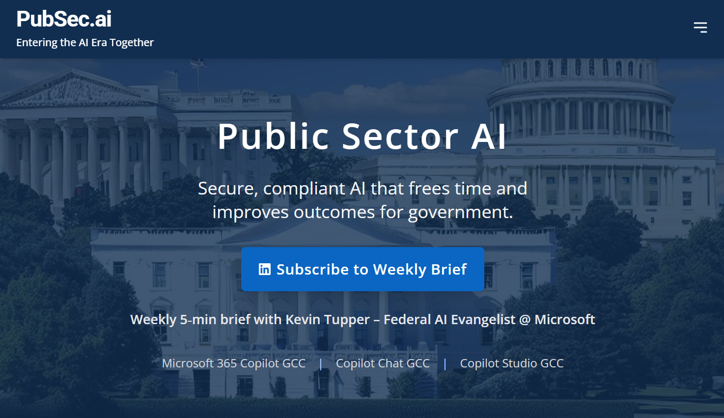 INFO: “PubSec.ai” – Community for Microsoft 365 GCC Copilot, Copilot ...